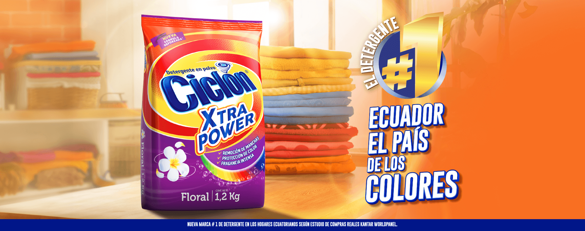 Detergente para la Ropa | Ciclón ® Ecuador